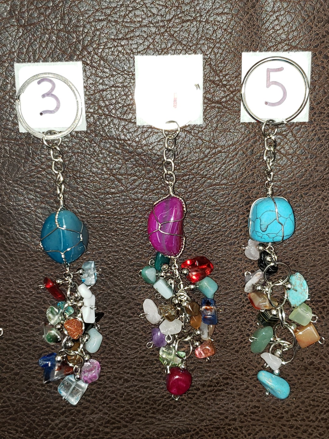 Stone Keychains.gemstone Keychains.tree of Life Jewelry.tree of Life ...