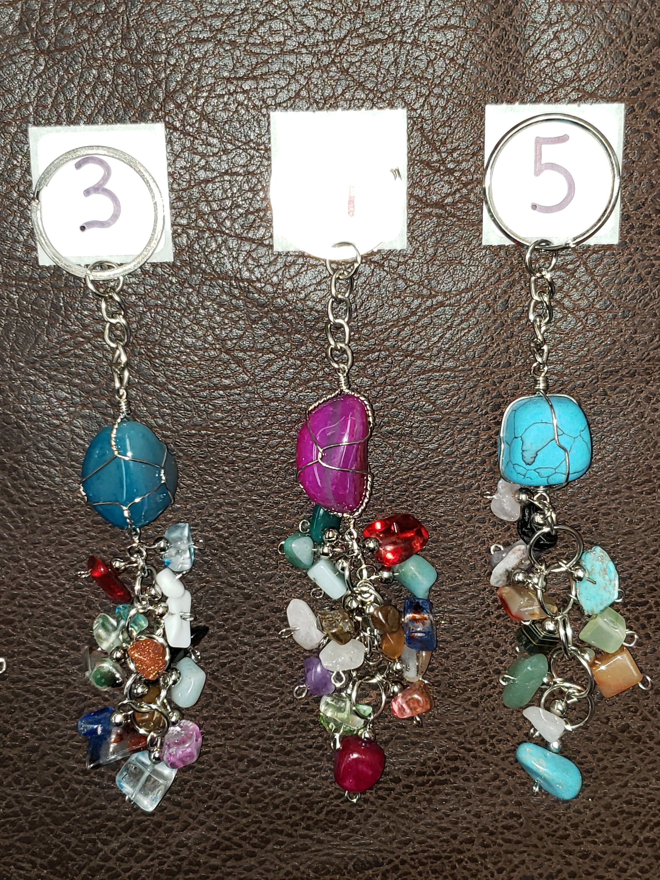 Stone Keychains.Gemstone keychains.tree of life jewelry.tree | Etsy