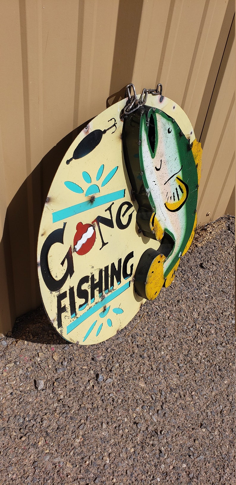 Metal Fishing Signs.fishing Signs.lake Signs.river Signs.gift - Etsy