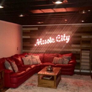 Music City Sign | Music City Marquee Sign | Home | Gift | Lighted Music ...