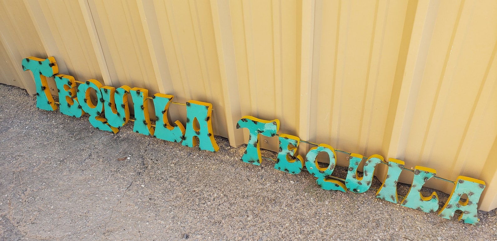 Rustic Metal Tequila Sign, Bar & Patio Decor - Etsy