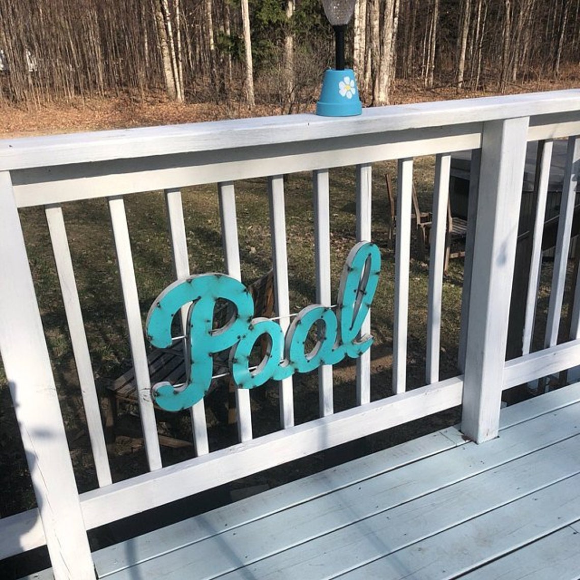 Pool Signs- Metal Pool Sign - Pool Decor - Rustic Pool Sign-summer ...