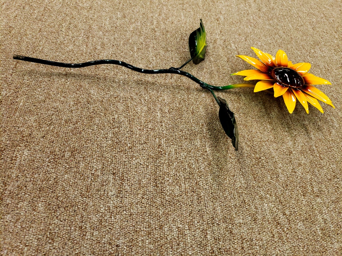Metal Sunflowers. Rustic Metal Sunflowers.sunflowers. Garden Decor ...