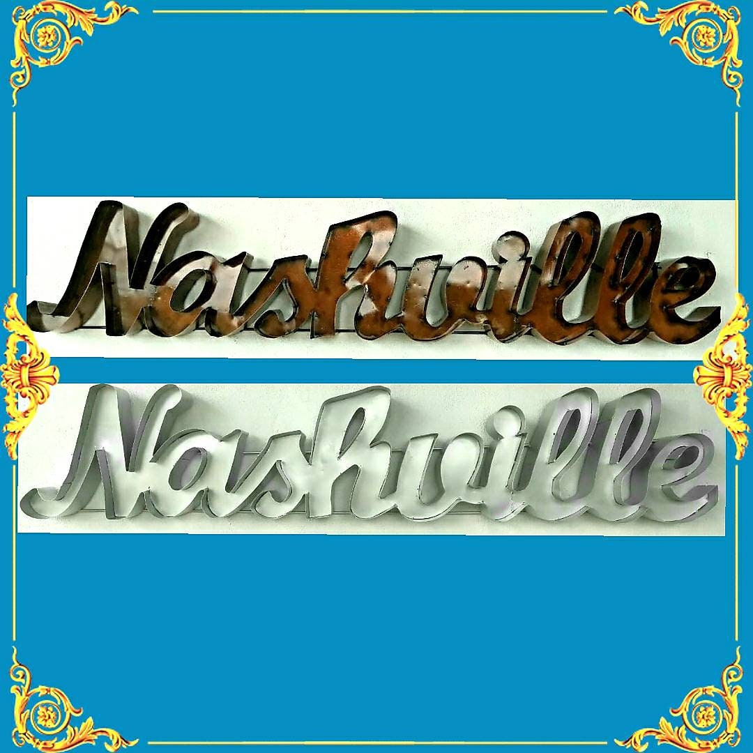 Small Nashville Signs|rustic Nashville Signs| Lighted Nashville Signs ...