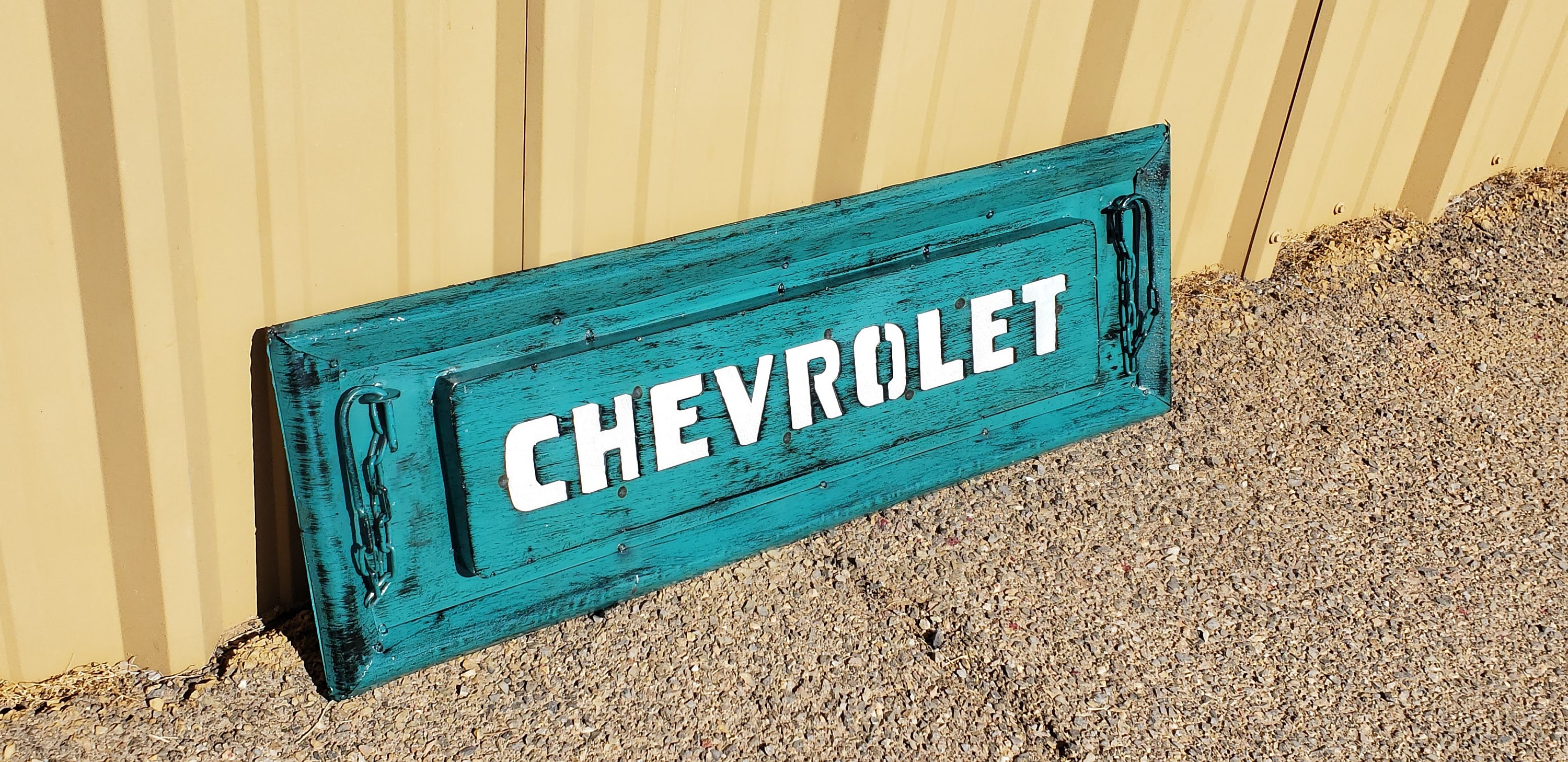 Chevrolet Tailgate metal Chevrolet Sign.chevrolet Decor.metal | Etsy
