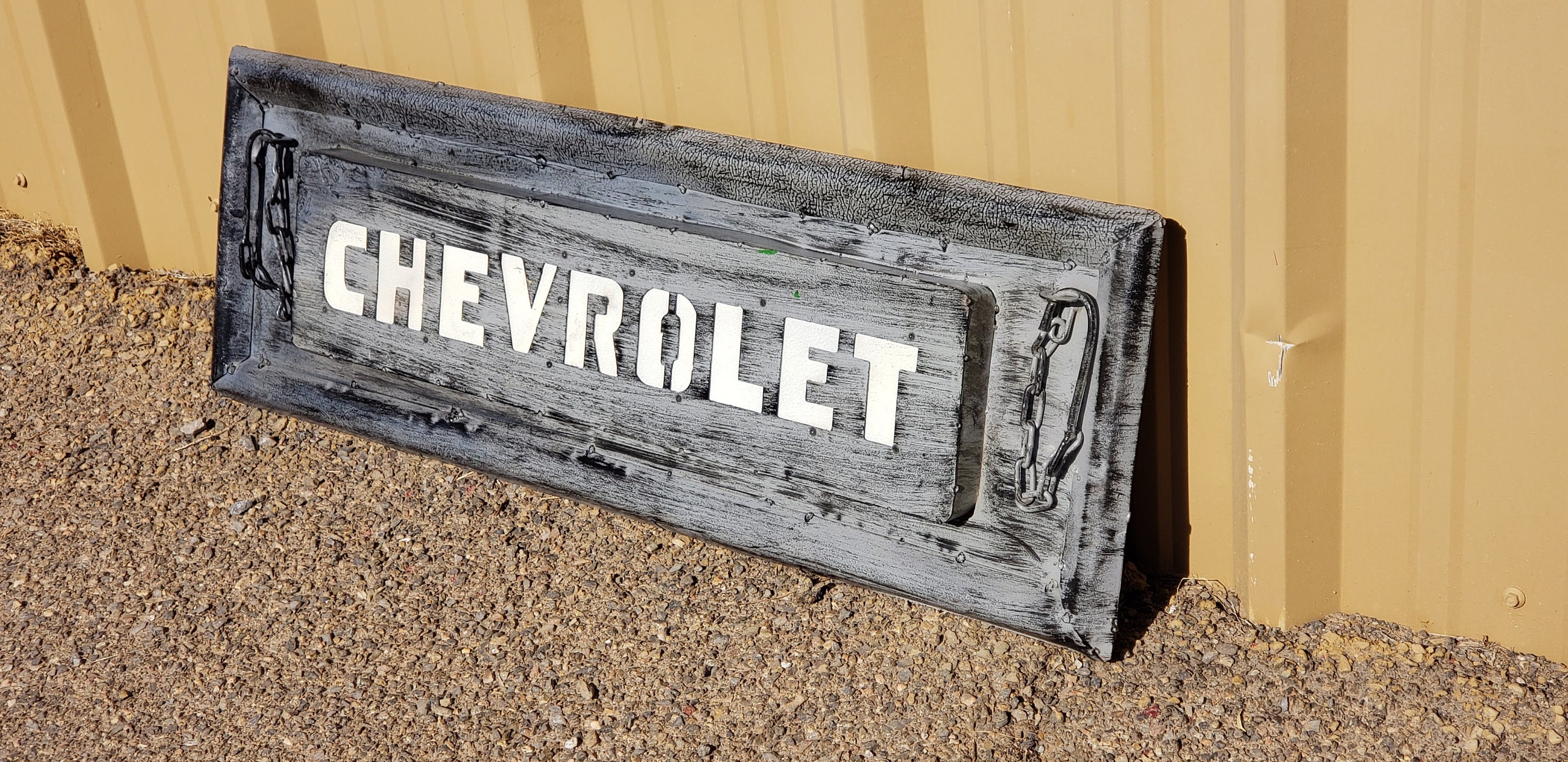 Chevrolet Tailgate metal Chevrolet Sign.chevrolet Decor.metal | Etsy