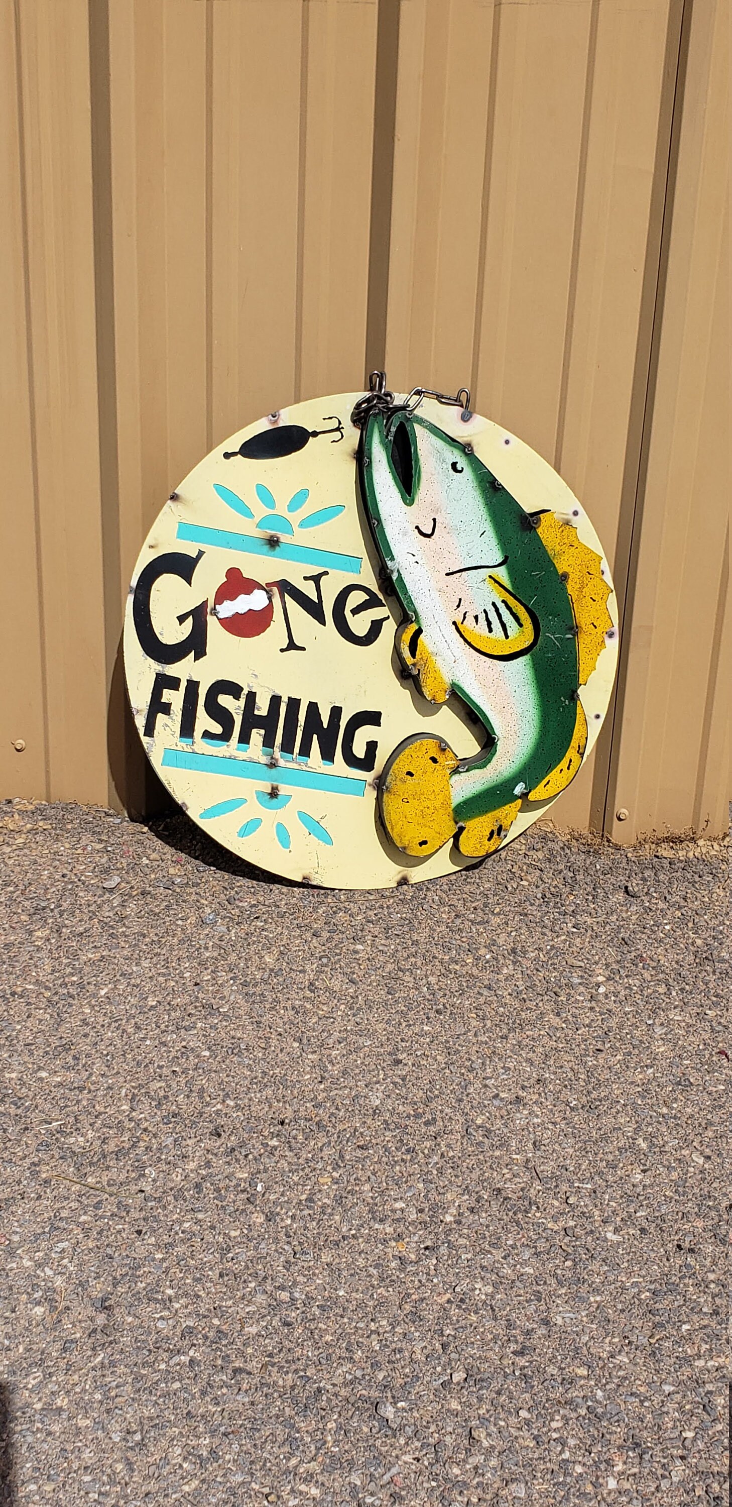 Metal Fishing Signs.fishing Signs.lake Signs.river Signs.gift - Etsy