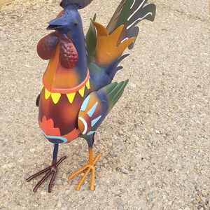 Metal Rooster.rustic Metal Rooster.rustic Rooster.farmhouse Decor.farm ...