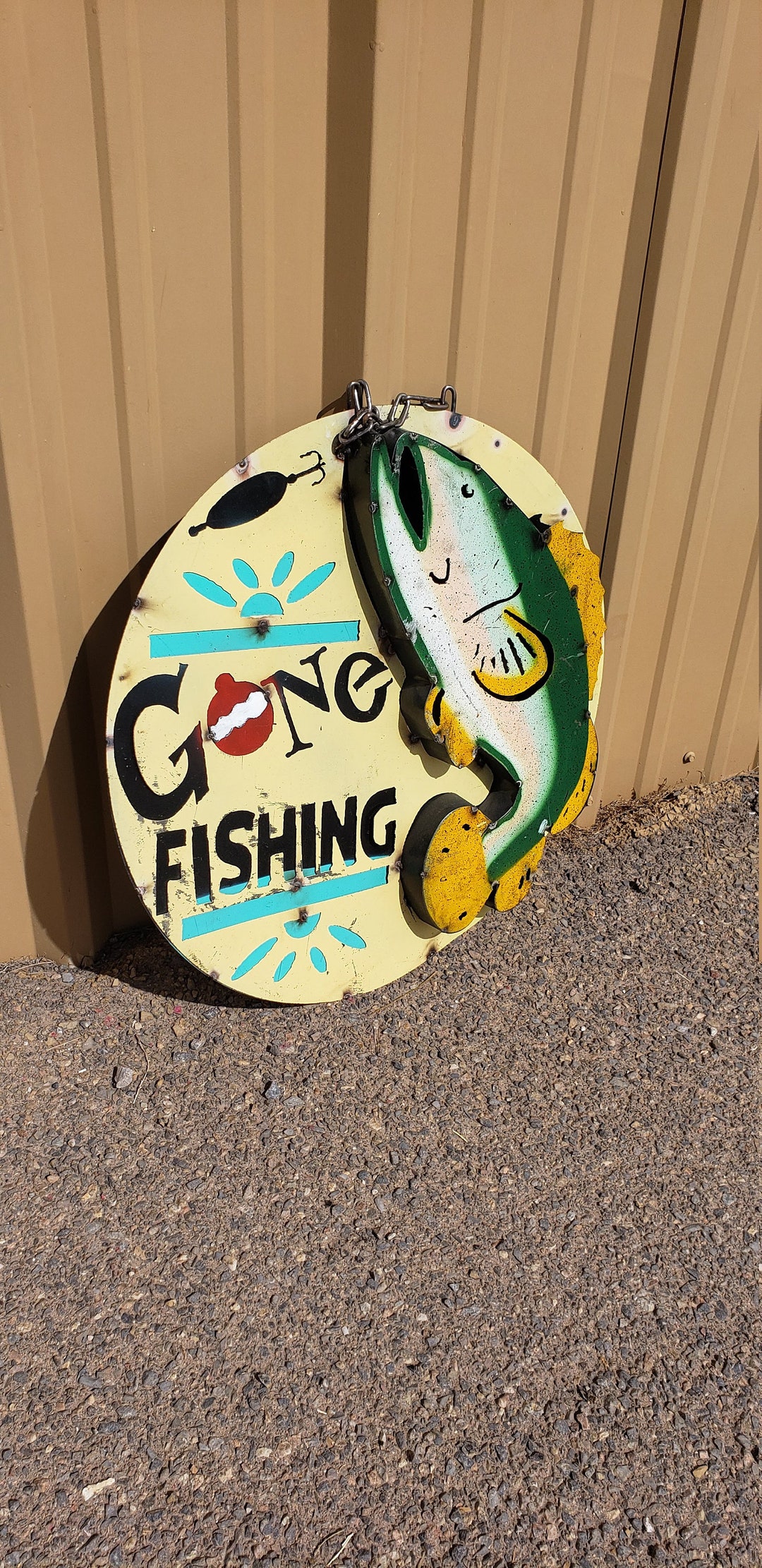 Metal Fishing Signs.fishing Signs.lake Signs.river Signs.gift for a ...