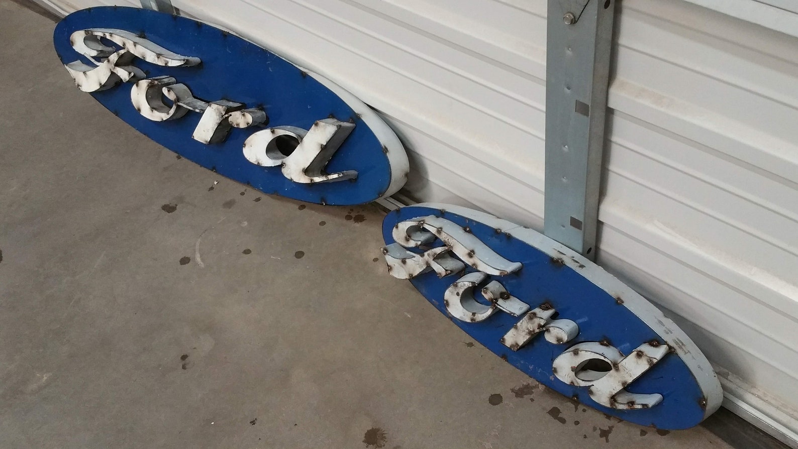 Metal Ford Sign | Oval Ford | Gift for Him | Metal Wall Decor | Garage ...