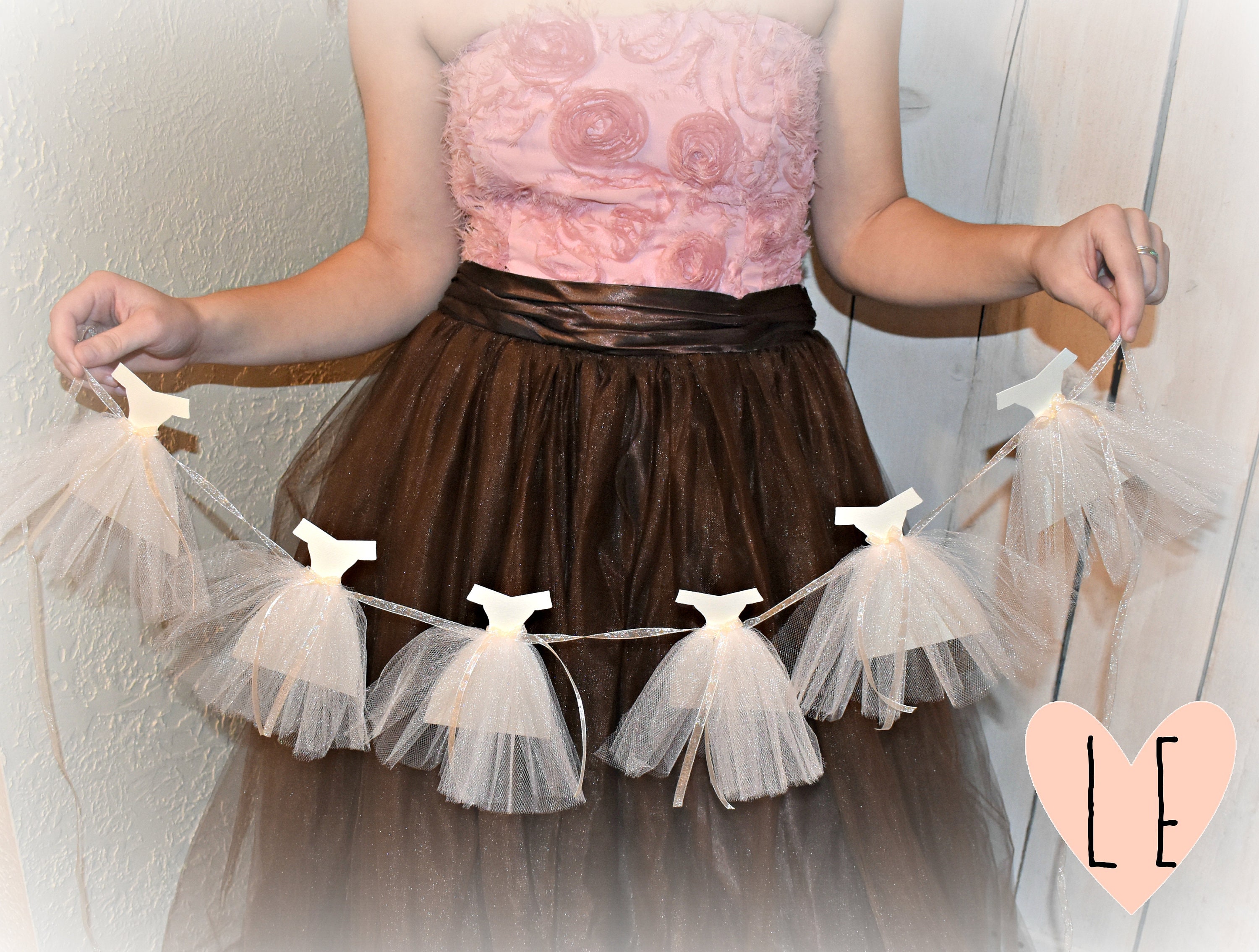 Bridal Shower Decorations, Off-shoulder Wedding Dress Banner, Bride to ...