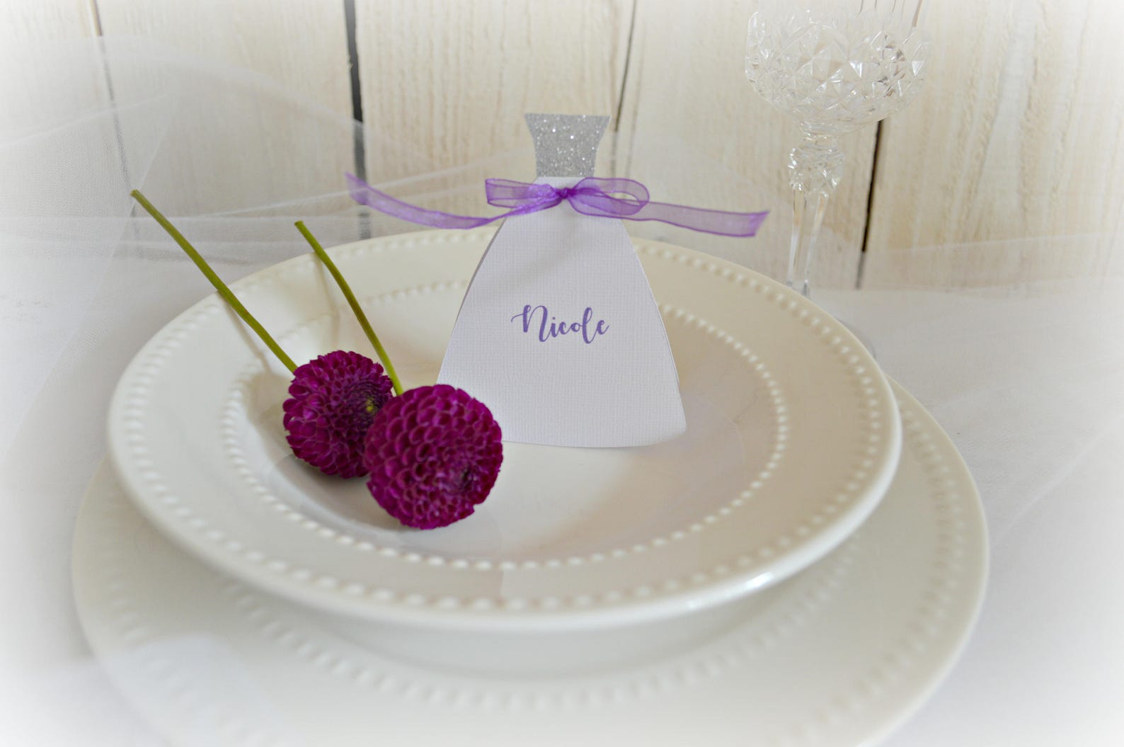 Bridal Shower Name Cards, Personalized Seating, Set of 12 - Etsy