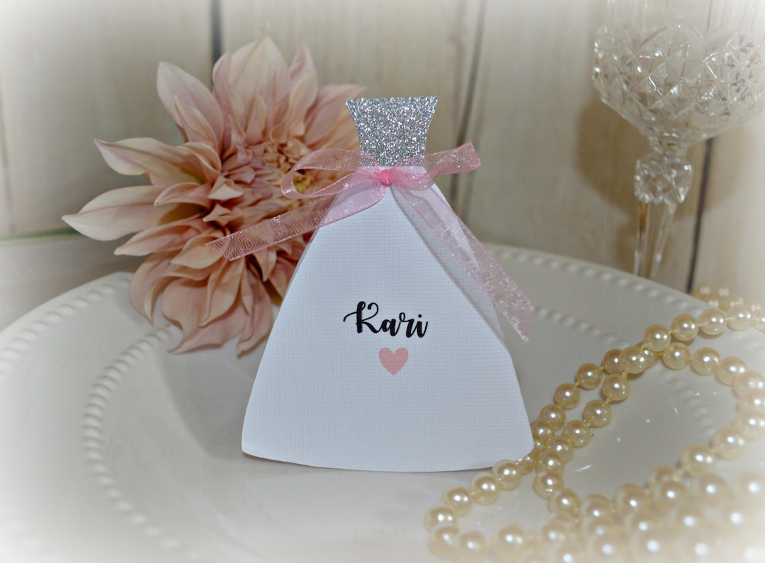 Bridal Shower Name Cards, Personalized Seating, Set of 12 - Etsy