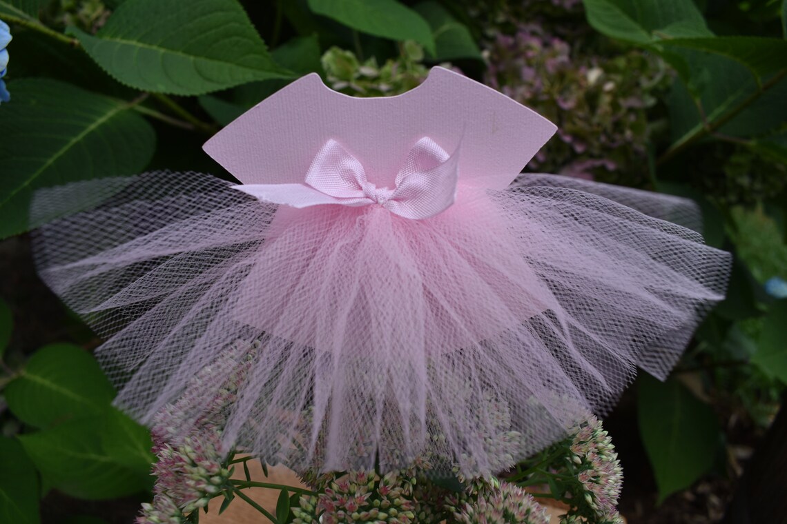 Baby Shower Decorations Pink Baby Dress Centerpiece Baby | Etsy