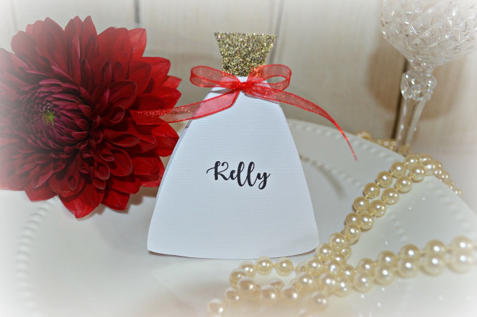 Bridal Shower Name Cards Personalized Seating Set of 12 | Etsy