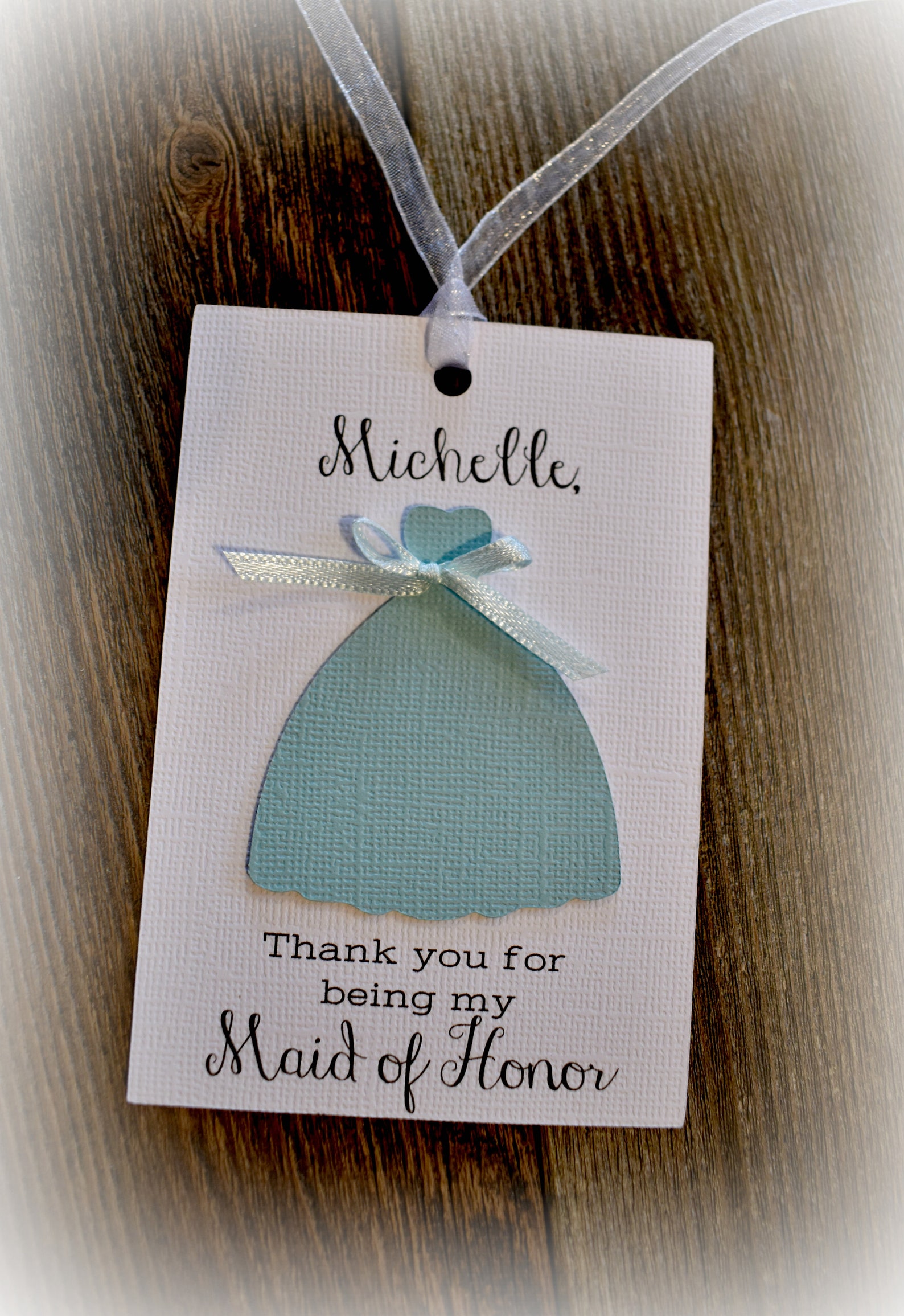 Bridesmaid Thank You Tags, Maid of Honor Gift Tag, Tags for Bridesmaid ...