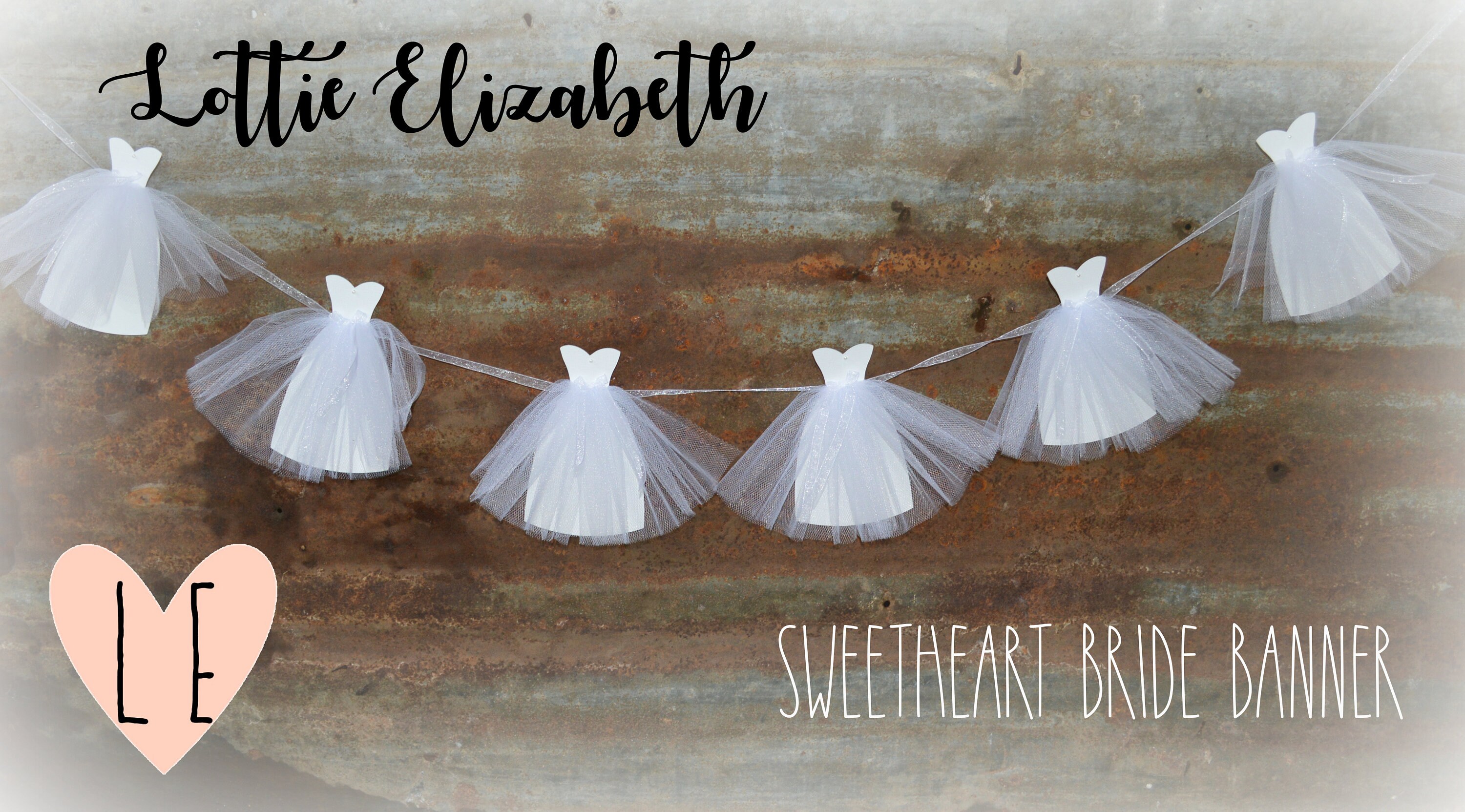 Bridal Shower Decorations Off-shoulder Wedding Dress Banner | Etsy