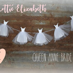 Bridal Shower Decorations Off-shoulder Wedding Dress Banner | Etsy