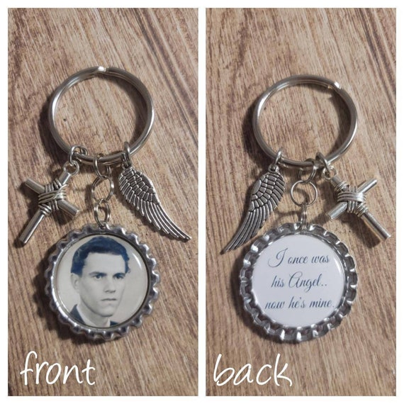 Memorial Gift Memorial Keychain Custom Memorial Photo - Etsy