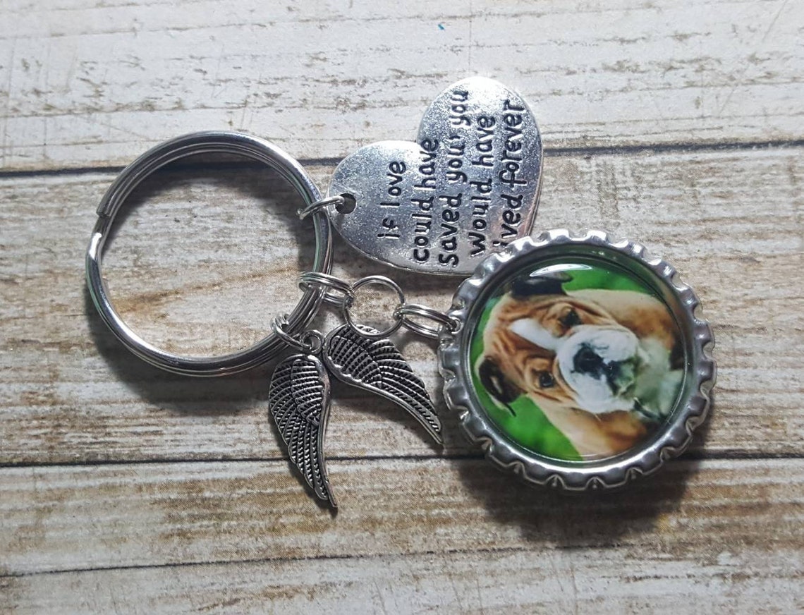 Pet Memorial Keyring Dog Memorial Cat Memorial Dog Photo - Etsy