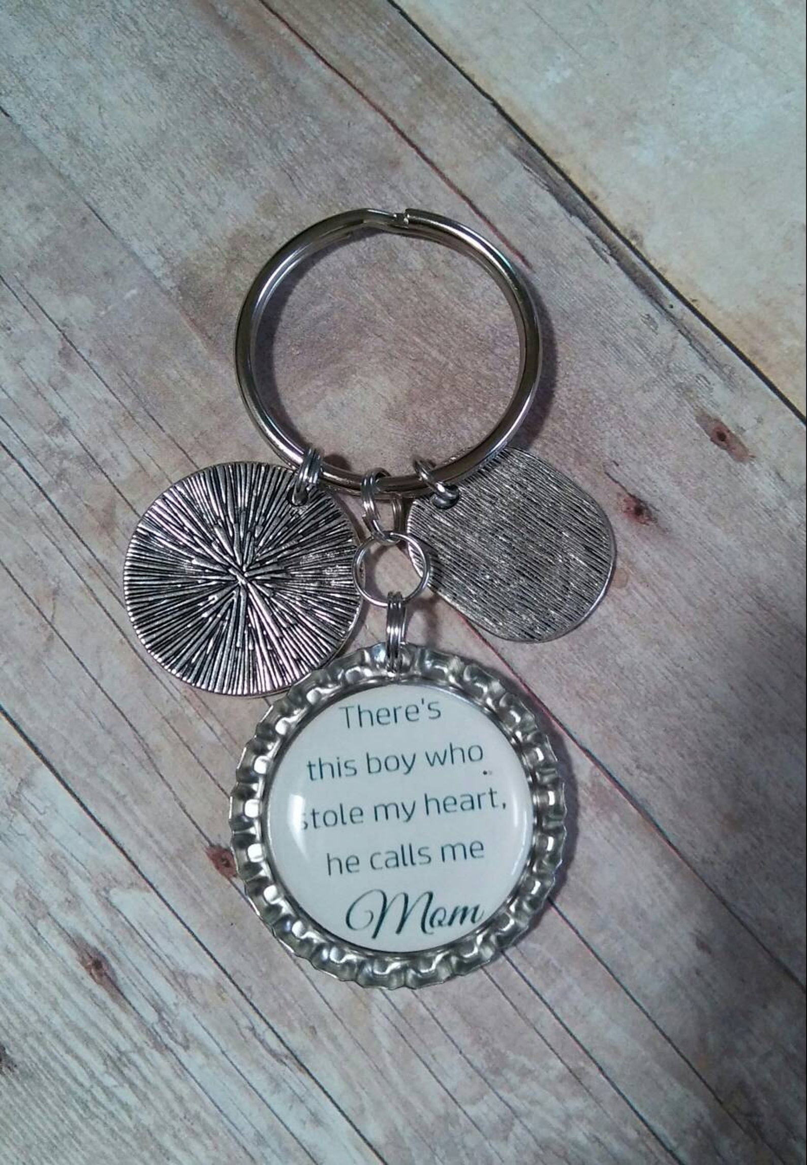 Mom Keychain - Boy Mom Keychain - Gift for Mom - Custom Mom Gift ...