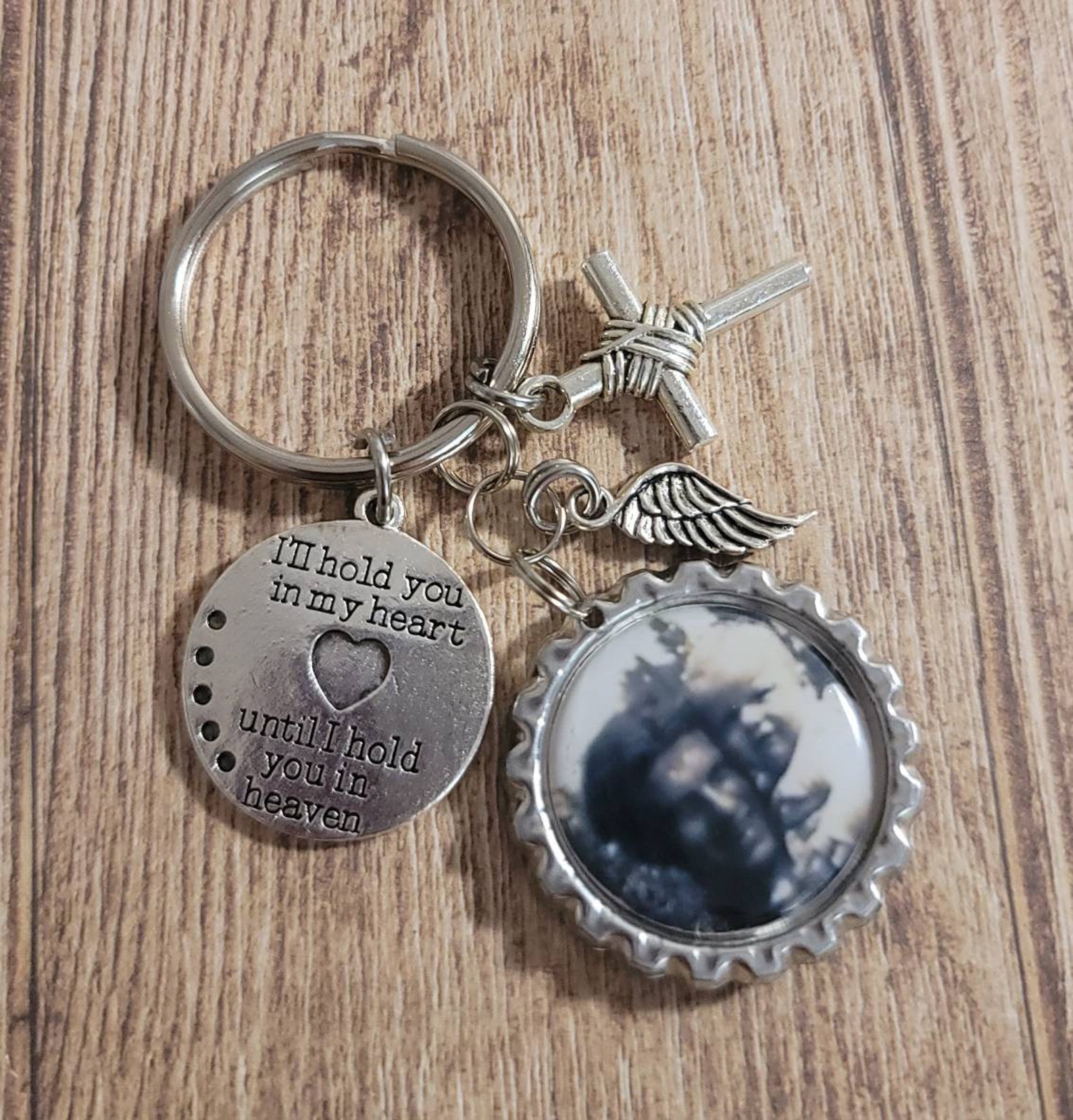 Memorial Keychain Remembrance Gift Sympathy Gift | Etsy