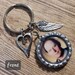 Memorial Keychain - Memorial Gift - Photo Memorial - Remembrance Gift ...
