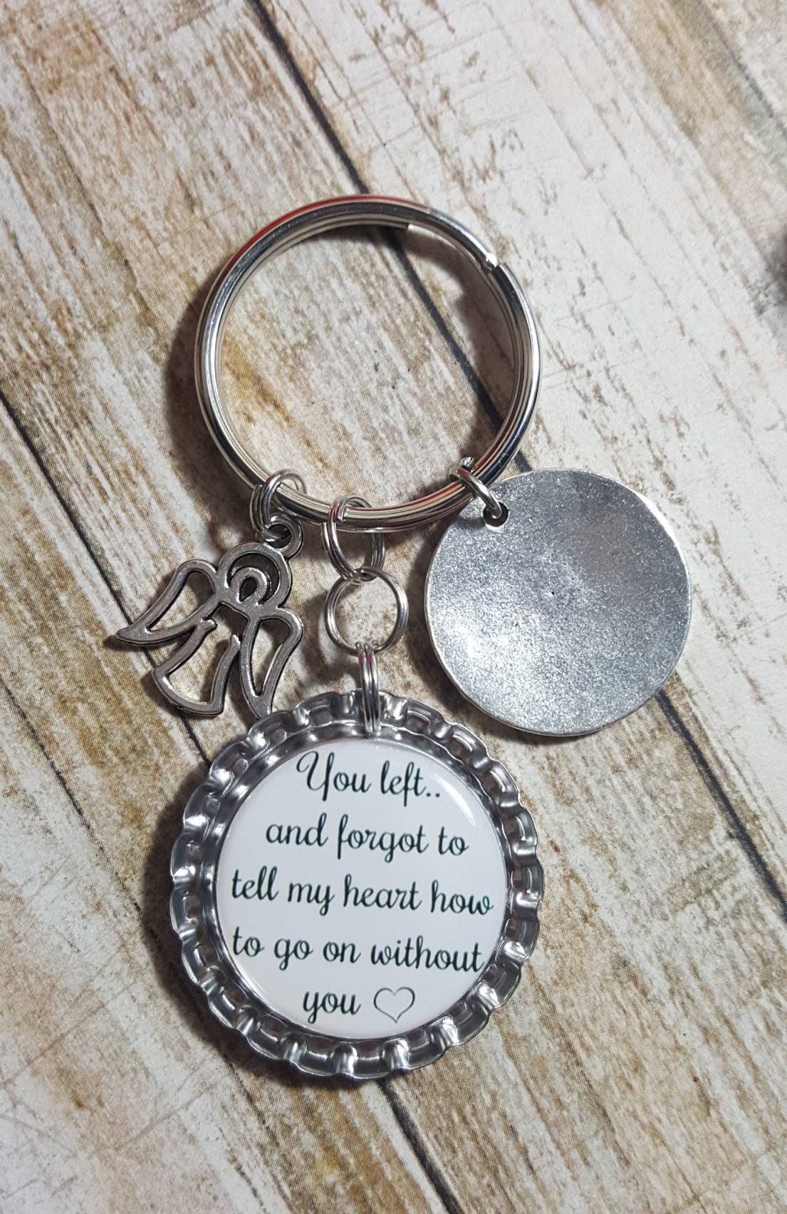 Memorial Keychain Custom Memorial Memorial Photo Gift - Etsy