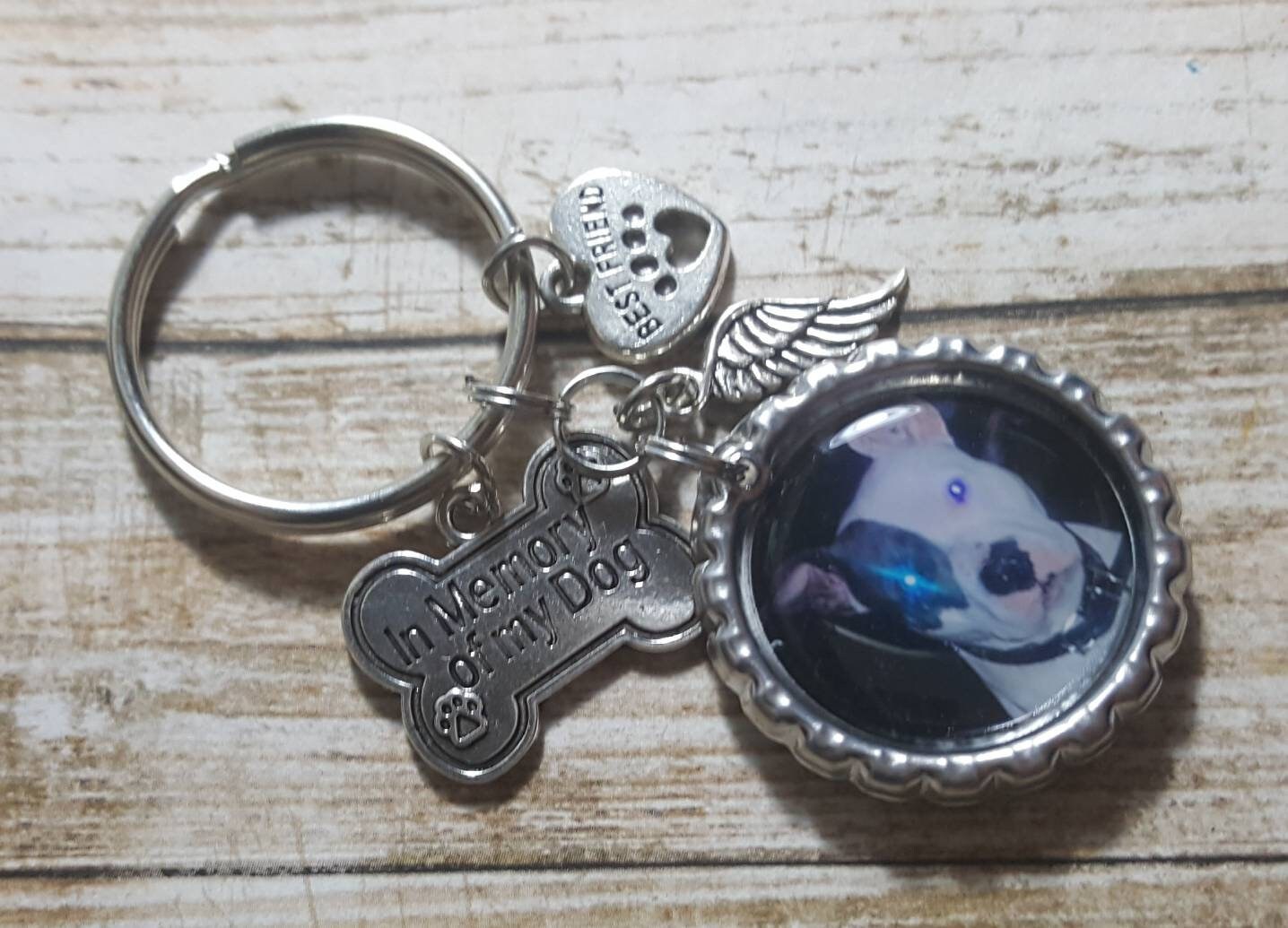 Pet Memorial Keyring Pet Loss Keychain Remembering Pet - Etsy