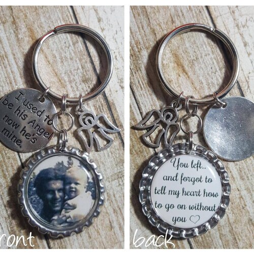 Memorial Keychain Remembrance Gift Photo Memorial Photo - Etsy