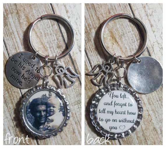 Memorial Keychain Memorial Gift Custom Memorial Gift | Etsy