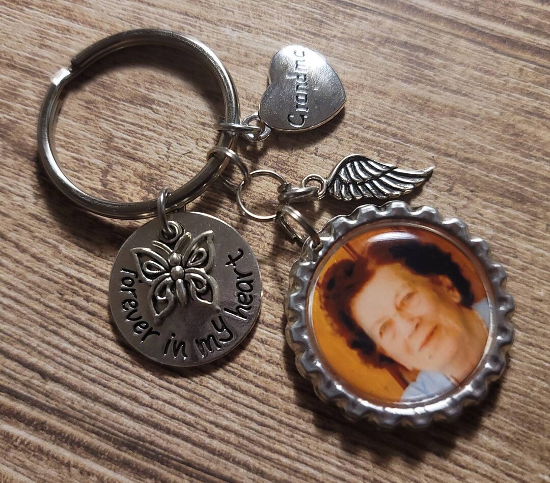 Custom Memorial - Memorial Keychain - Remembrance Gift - Sentimental ...