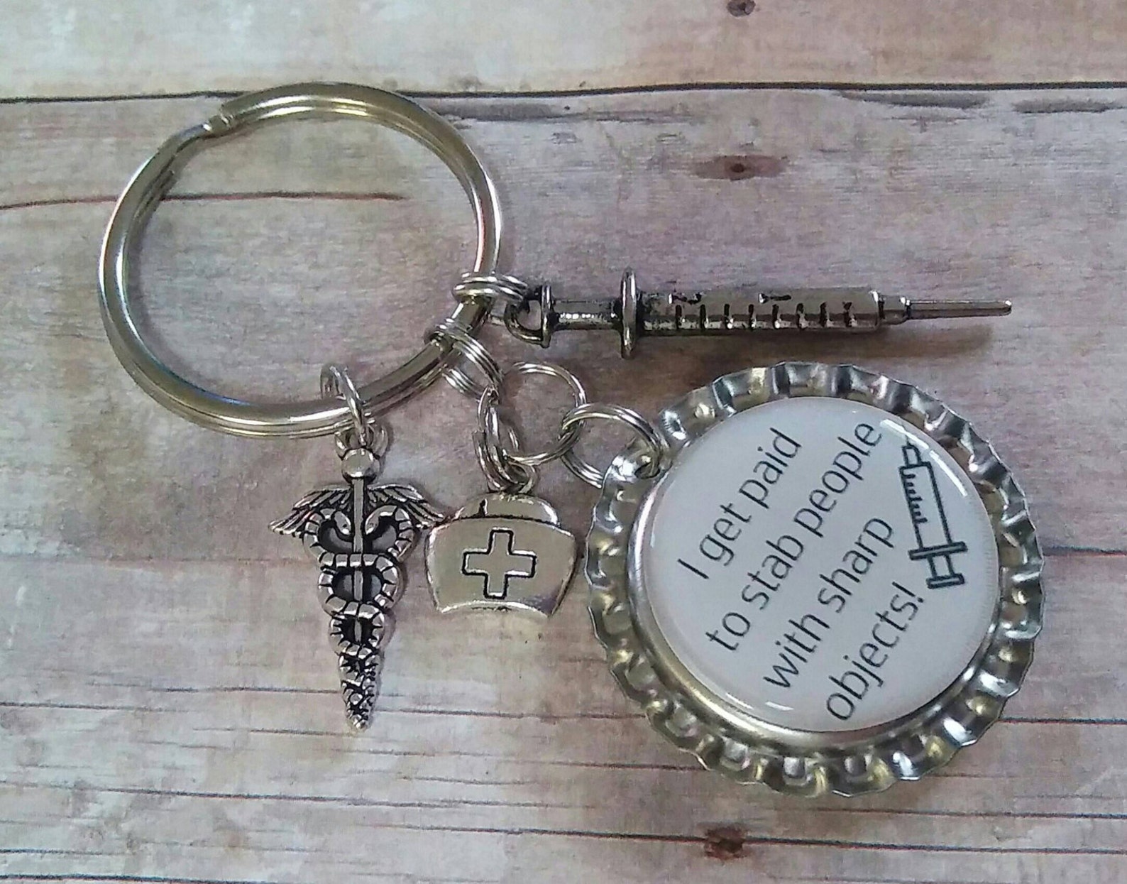 Fun Nurse Gift Nurse Keychain RN Gift Gift for Nurse | Etsy