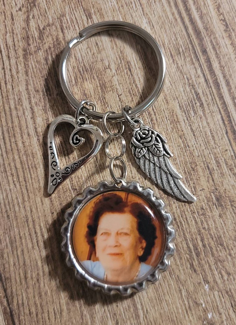 Custom Memorial Memorial Keepsake Memorial Keyring - Etsy