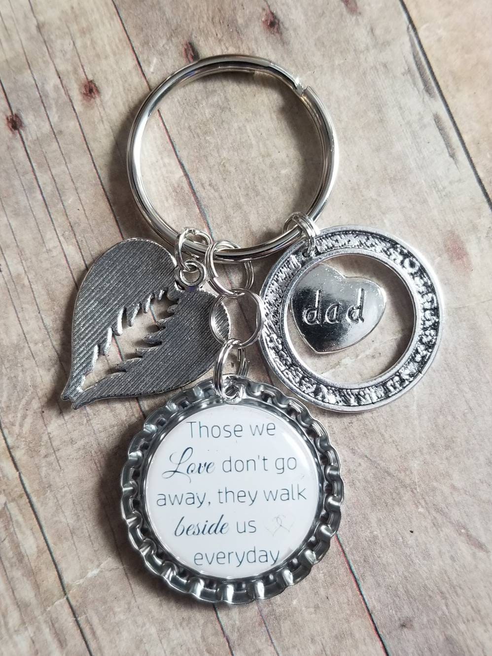 Memorial Keyring Memorial Photo Gift Custom Memorial Gift | Etsy