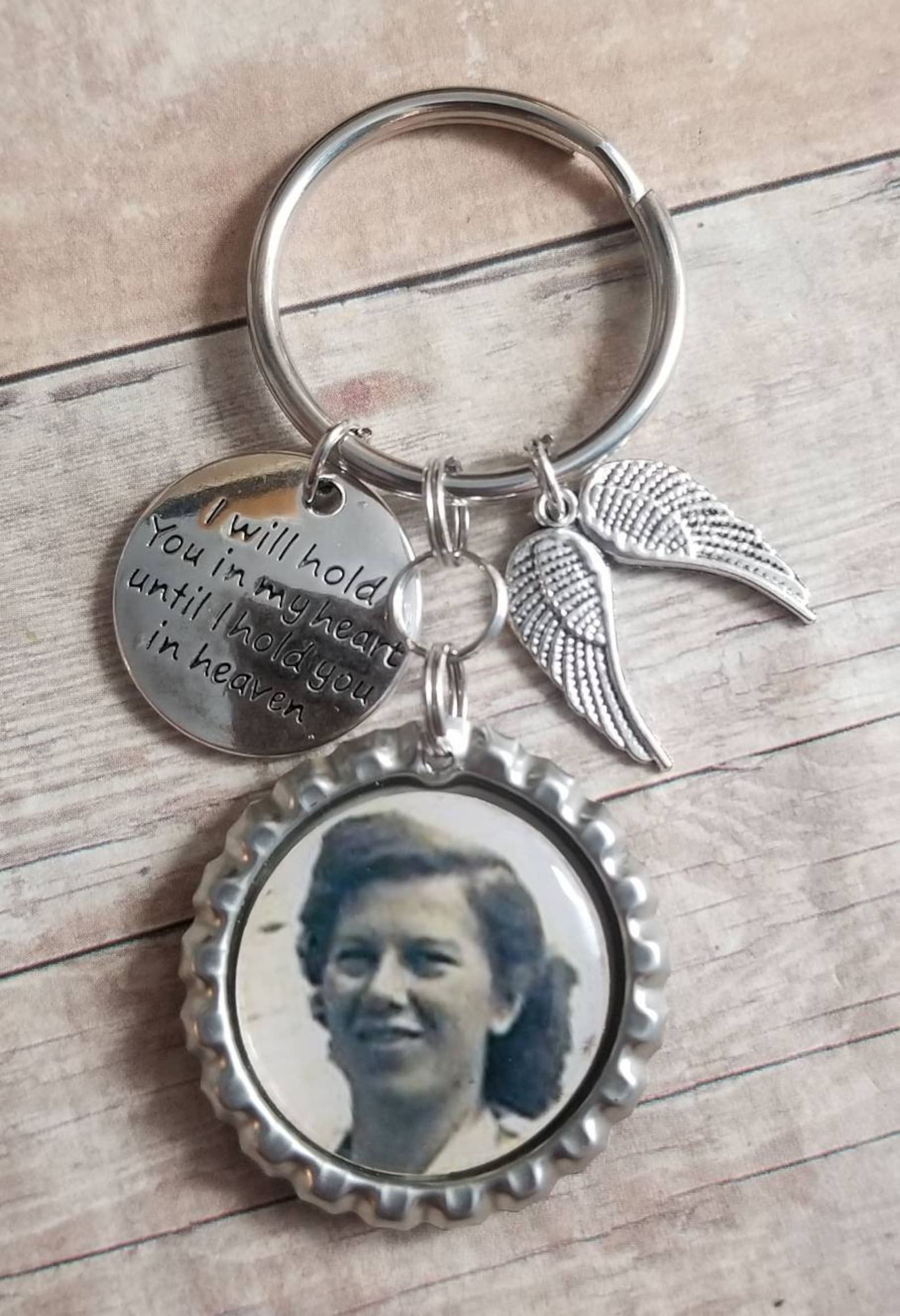 Memorial Keychain - in Memory of Gift - Remembrance Keychain - Loss ...