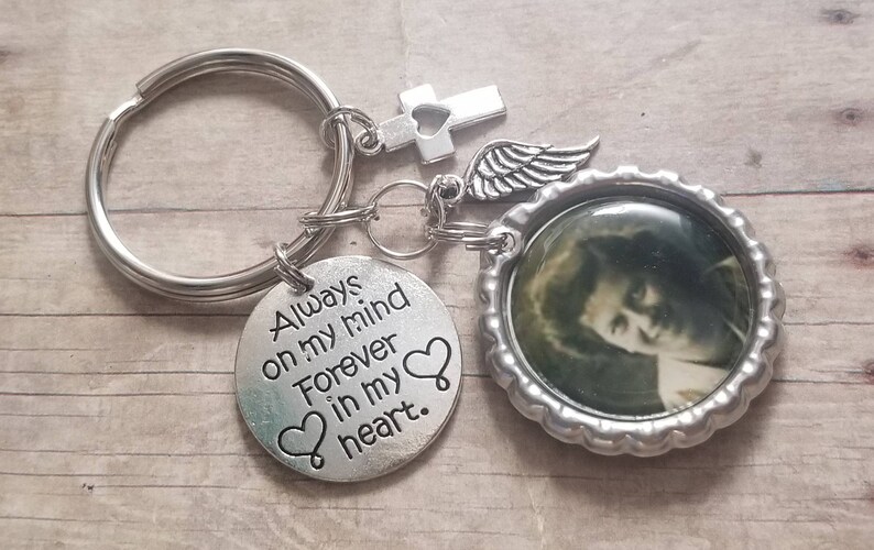 Memorial Keychain Remembrance Gift Photo Memorial Photo - Etsy