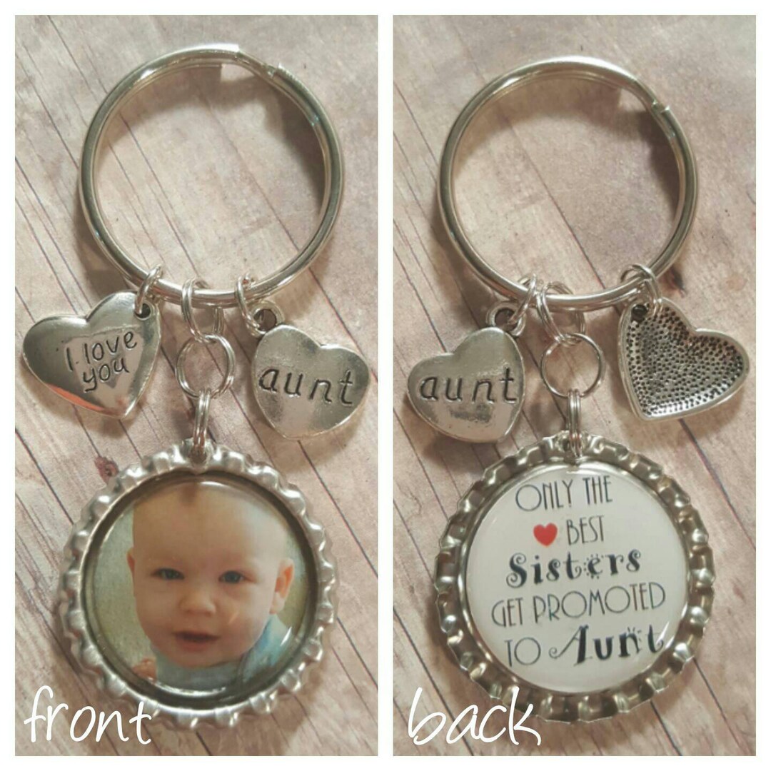 Aunt Keychain - Gift for Aunt - Custom Aunt Gift - Birthday Gift ...