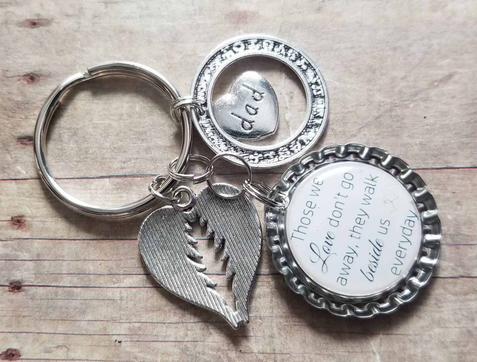 Memorial Keyring Memorial Photo Gift Custom Memorial Gift | Etsy