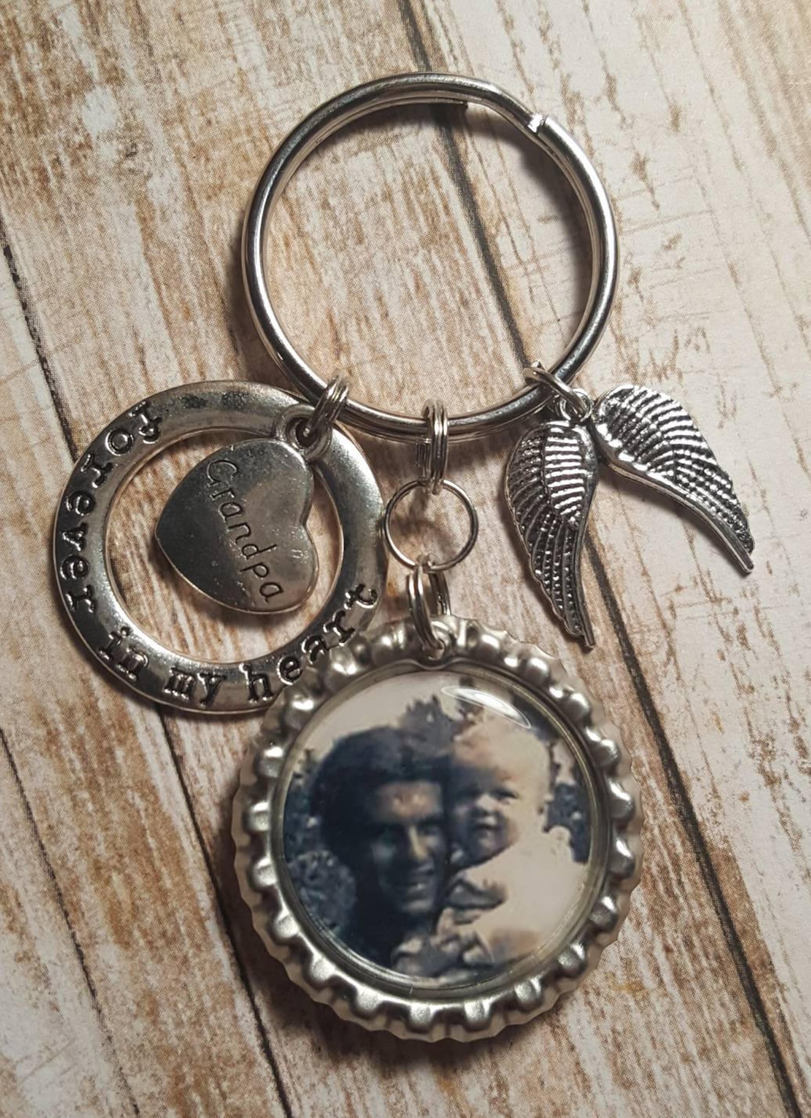 Memorial Keychain Remembrance Keychain Remembering Mom | Etsy