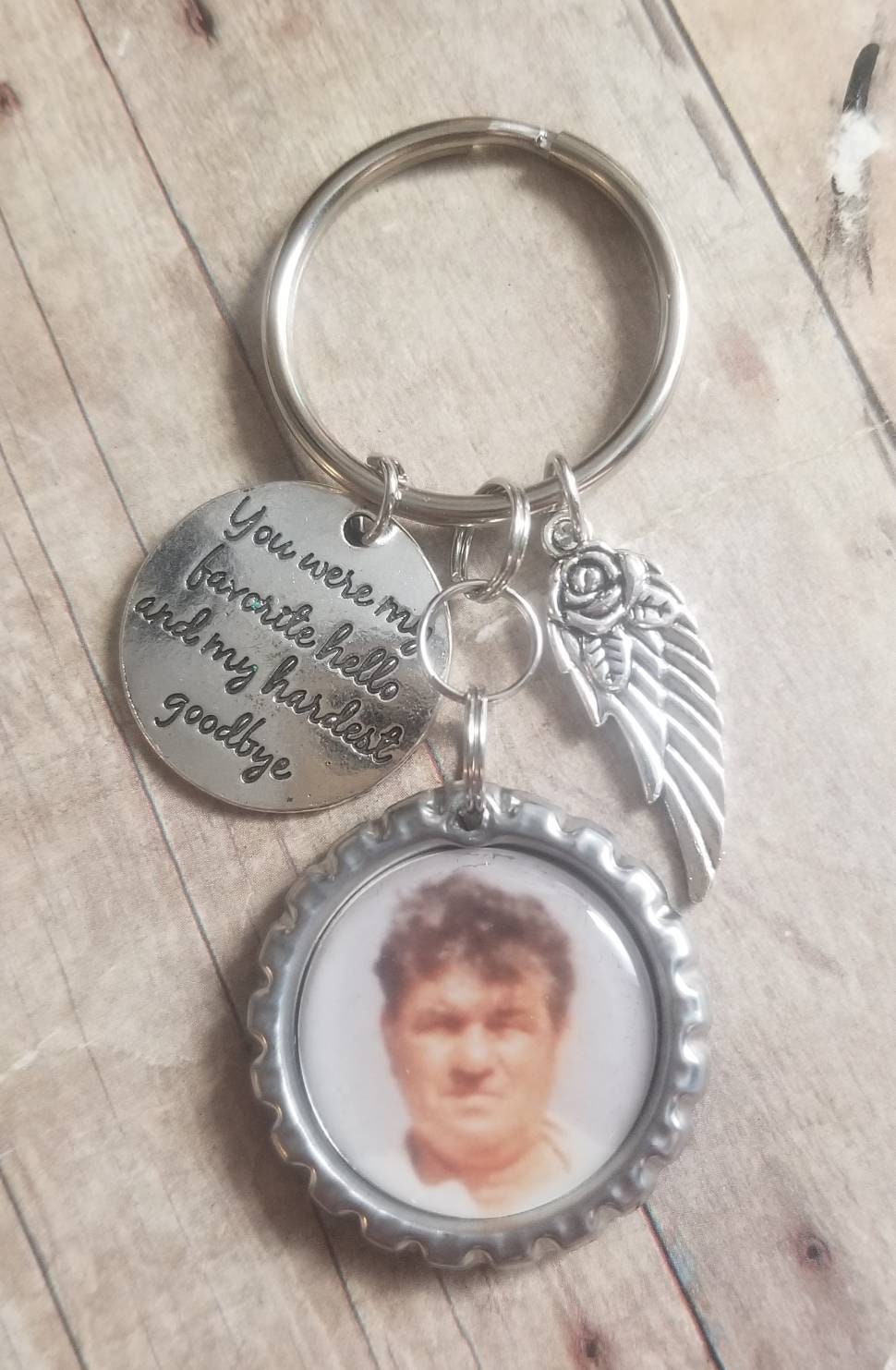 Memorial Keychain Memorial Gift Photo Memorial Photo - Etsy