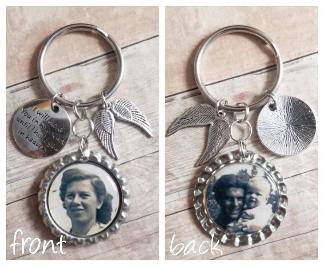 Memorial Keychain in Memory of Gift Remembrance Keychain Loss Keychain ...