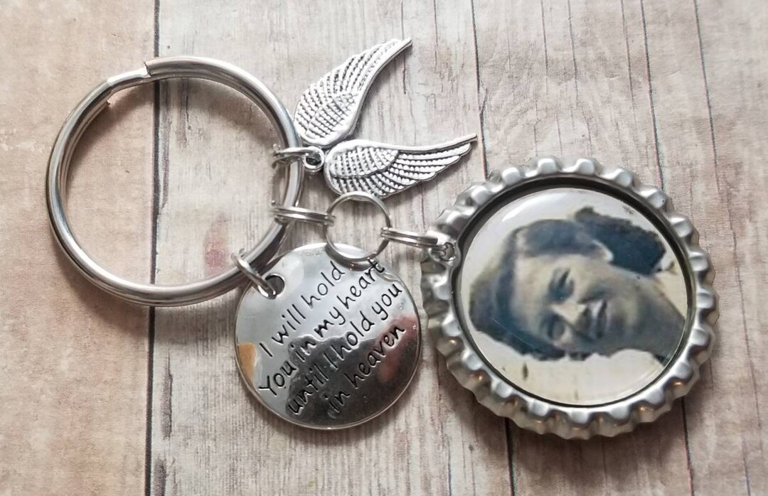 Memorial Keychain - in Memory of Gift - Remembrance Keychain - Loss ...