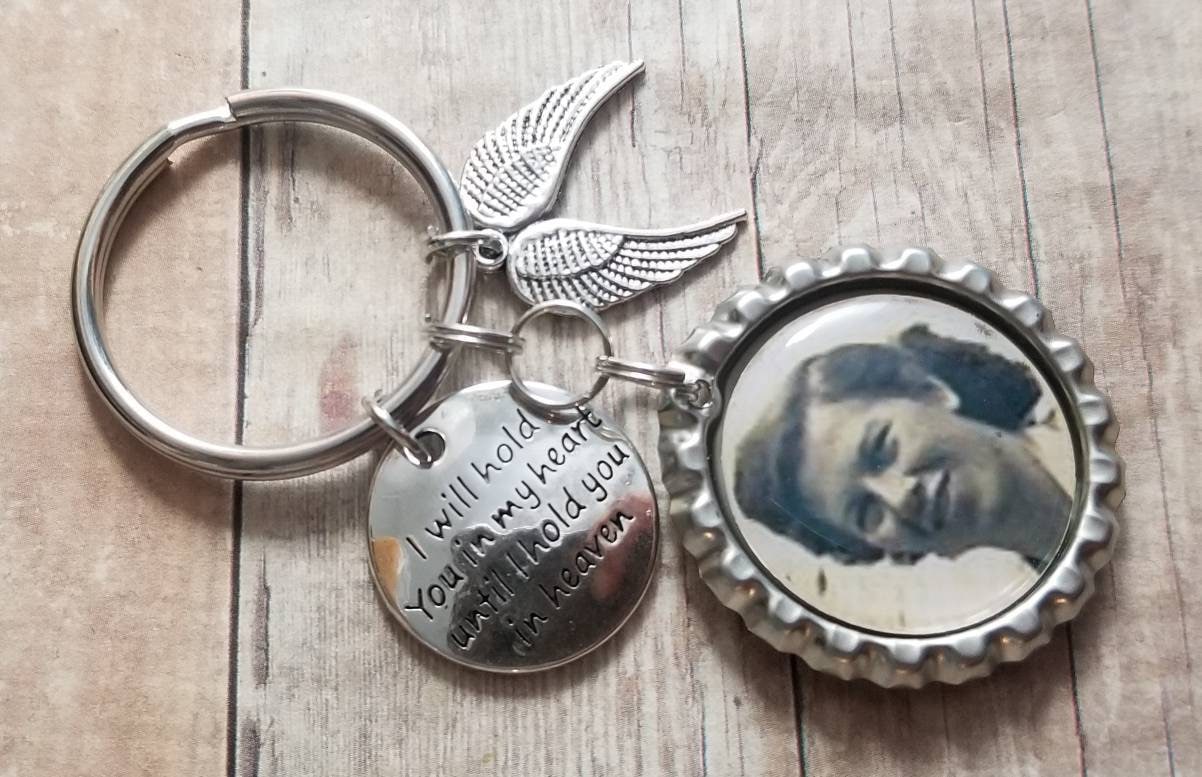Memorial Keychain in Memory of Gift Remembrance Keychain - Etsy