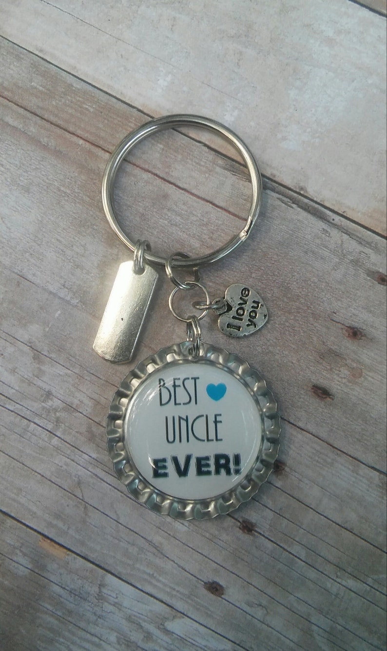 Uncle Keychain - Gift for Uncle - Photo Gift - Custom Photo Keyring ...