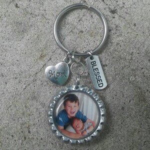 Custom Mom Keychain - Mom Keyring - Mom Photo Gift - Gift for Mom ...
