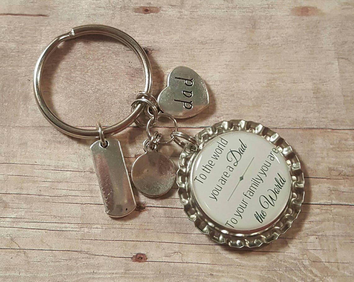 Gift for Dad Keychain for Dad Dad Keychain Father's - Etsy