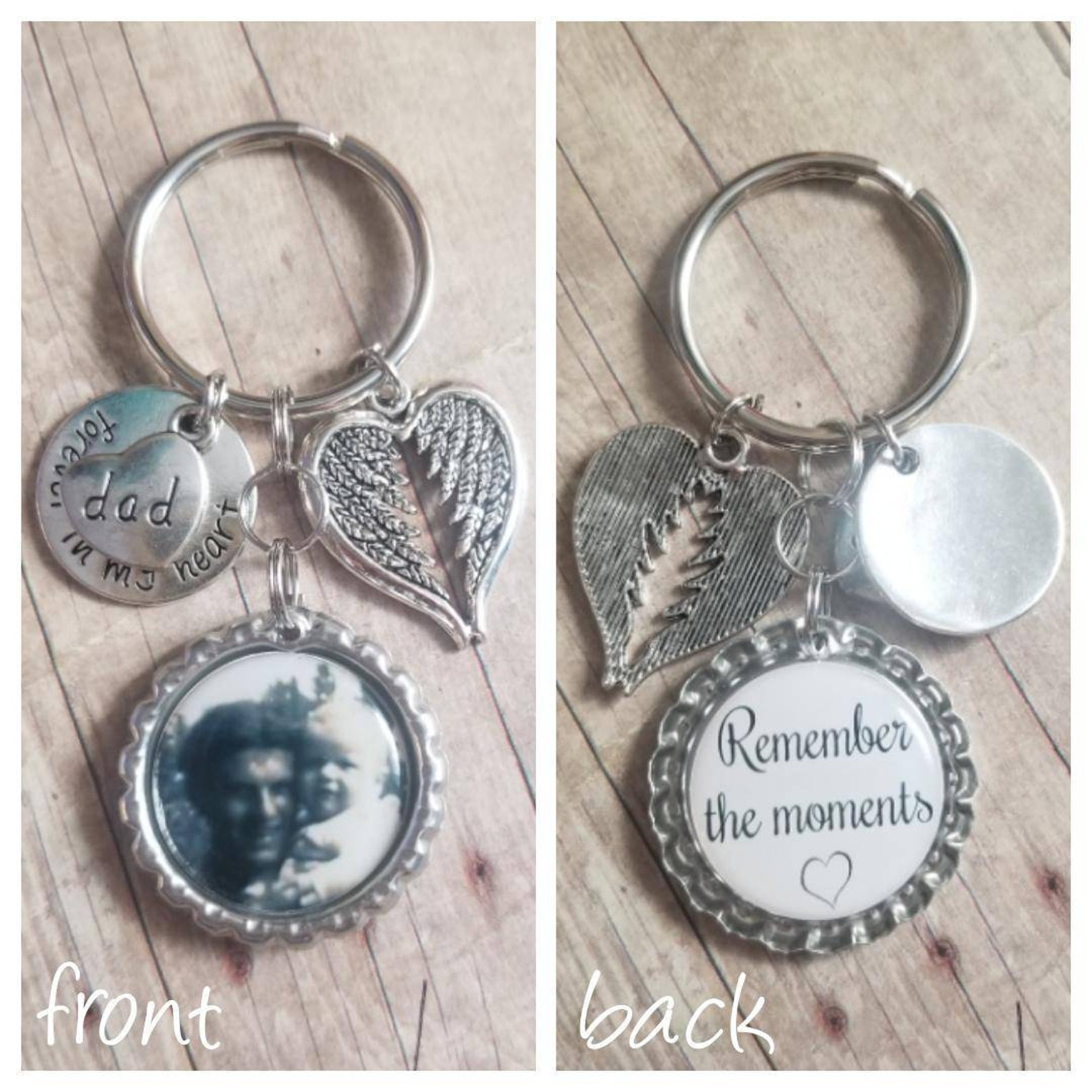 Memorial Keychain Memorial Gift Memorial Keepsake Photo - Etsy