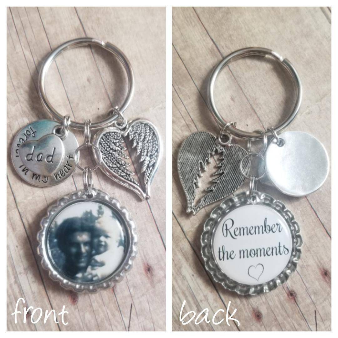Memorial Keychain Memorial Gift Memorial Keepsake Photo - Etsy