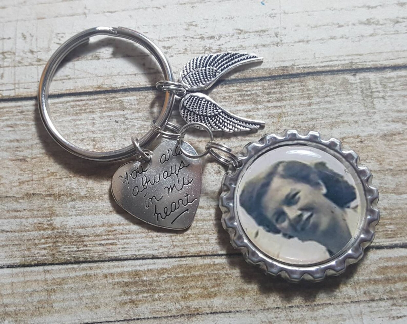 Memorial Keychain Memorial Gift Memorial Keepsake Photo - Etsy